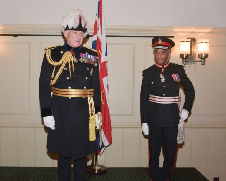 The Lord-Lieutenant of Greater London, Sir Kenneth Olisa presents BEM ...